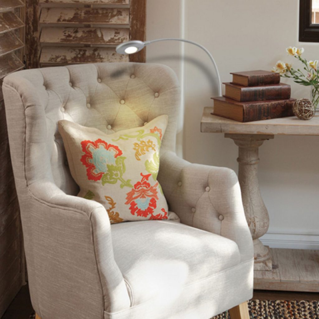 LED Reading Light – Oval Shape – Mounting Clip Bracket (No Need Screw ...